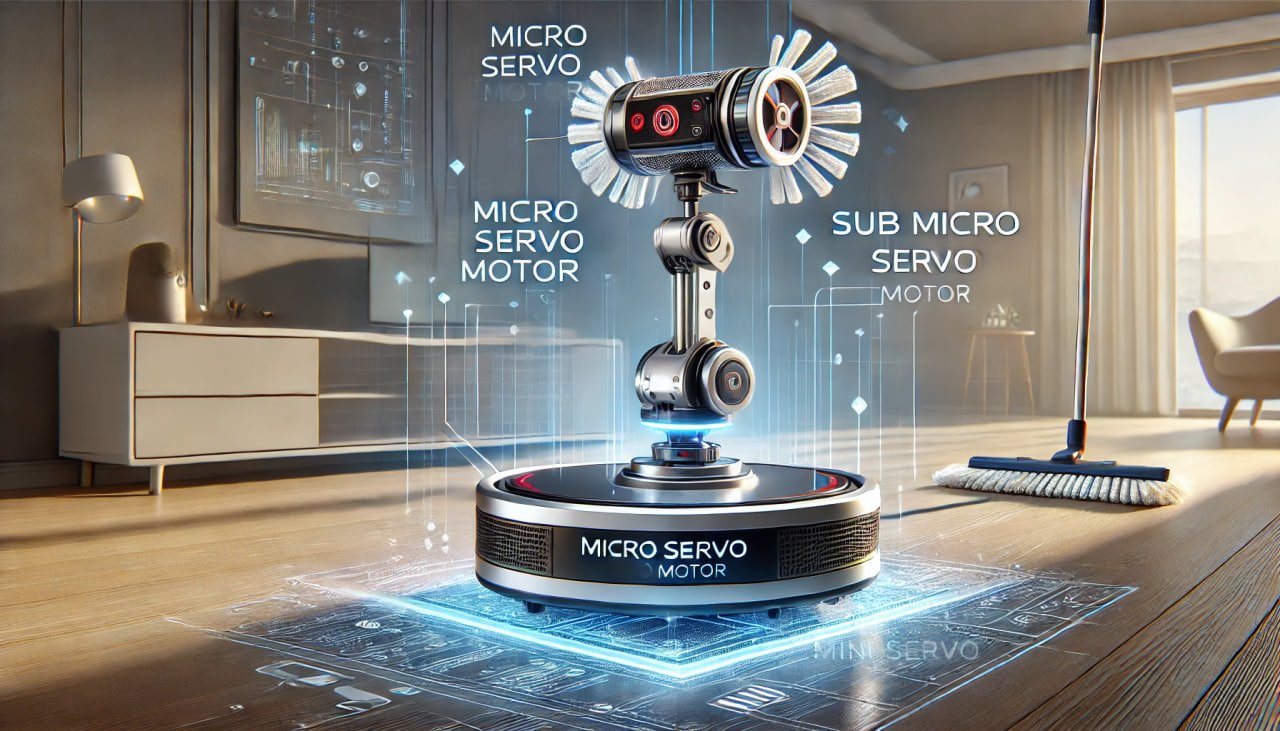 Micro Servo Motor for Smart Robotic Mops Revolutionizing Household ...